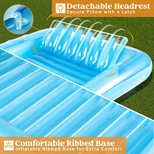 Sloosh Inflatable Tanning Pool Lounge Float 50% OFF! + FREE Shipping!