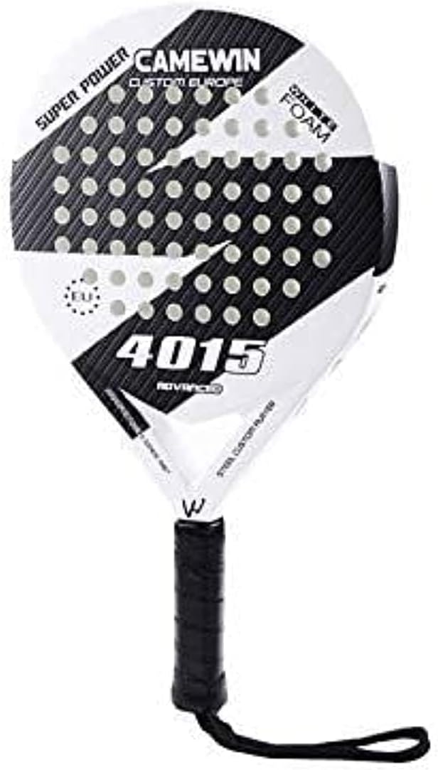 Camewin Padel Tennis Racket Carbon Fiber Diamond Shape with Bag ...
