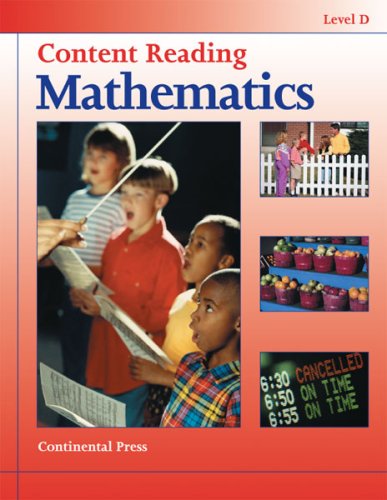 Math Workbooks: Content Reading: Mathematics, Level D - 4th Grade ...