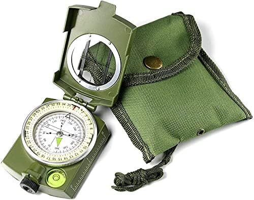 Hiking Compass, Military Compass Tactical Survival Navigation Compass ...