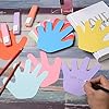Amazon.com: 144 Pieces Hand Cutouts Paper Hand Shape Cut-Outs Assorted ...
