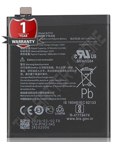 Original BLP743 Battery for OnePlus 7T HD1900 HD1901 HD1903 HD190 ...