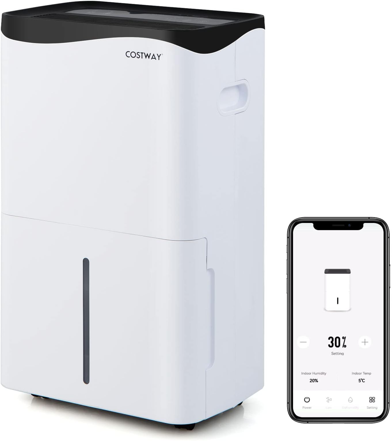 Amazon.com - Frigidaire 50-Pint Smart Dehumidifier for Basement, Garage ...