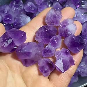 Amazon.com: Natural Elestial Skeleton Crystal Quartz Amethyst Point ...