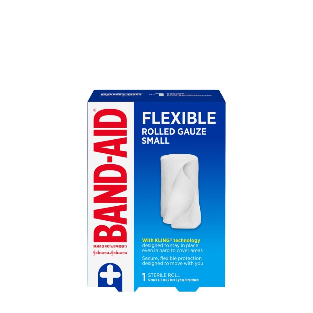 Johnson's Red Cross Brand Hospital Grade Rolled Kling Gauze Bandage, 5 ...