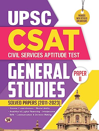 UPSC CSAT Civil Services Aptitude Test General Studies Paper Ii Solved ...