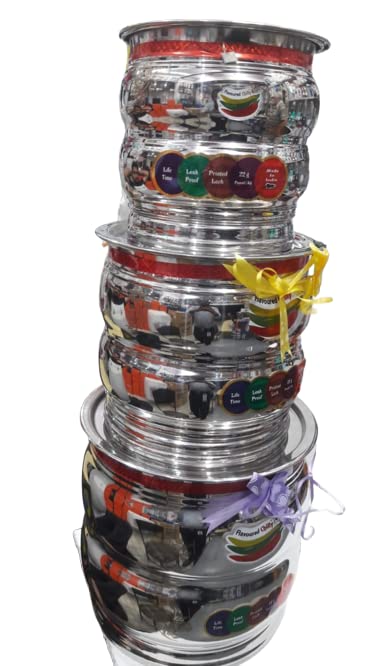 Rampa Stainless Steel Matka Tanki With Cover Plate mini Steel Aata ...