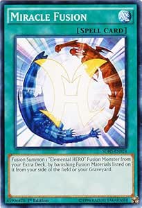Amazon.com: YU-GI-OH! - Miracle Fusion (SDHS-EN024) - Estructura de la cubierta: Hero Strike ...
