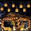 Solar String Lights for Outside, 21Ft Solar Gazebo Lights with 10 ...