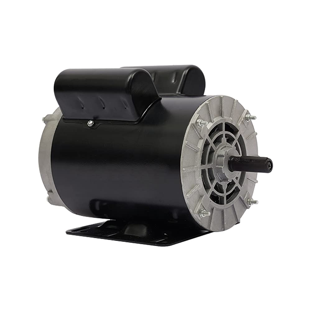 Air Compressor Motor, 5HP Single Phase Electric AC Motor 3450RPM ...