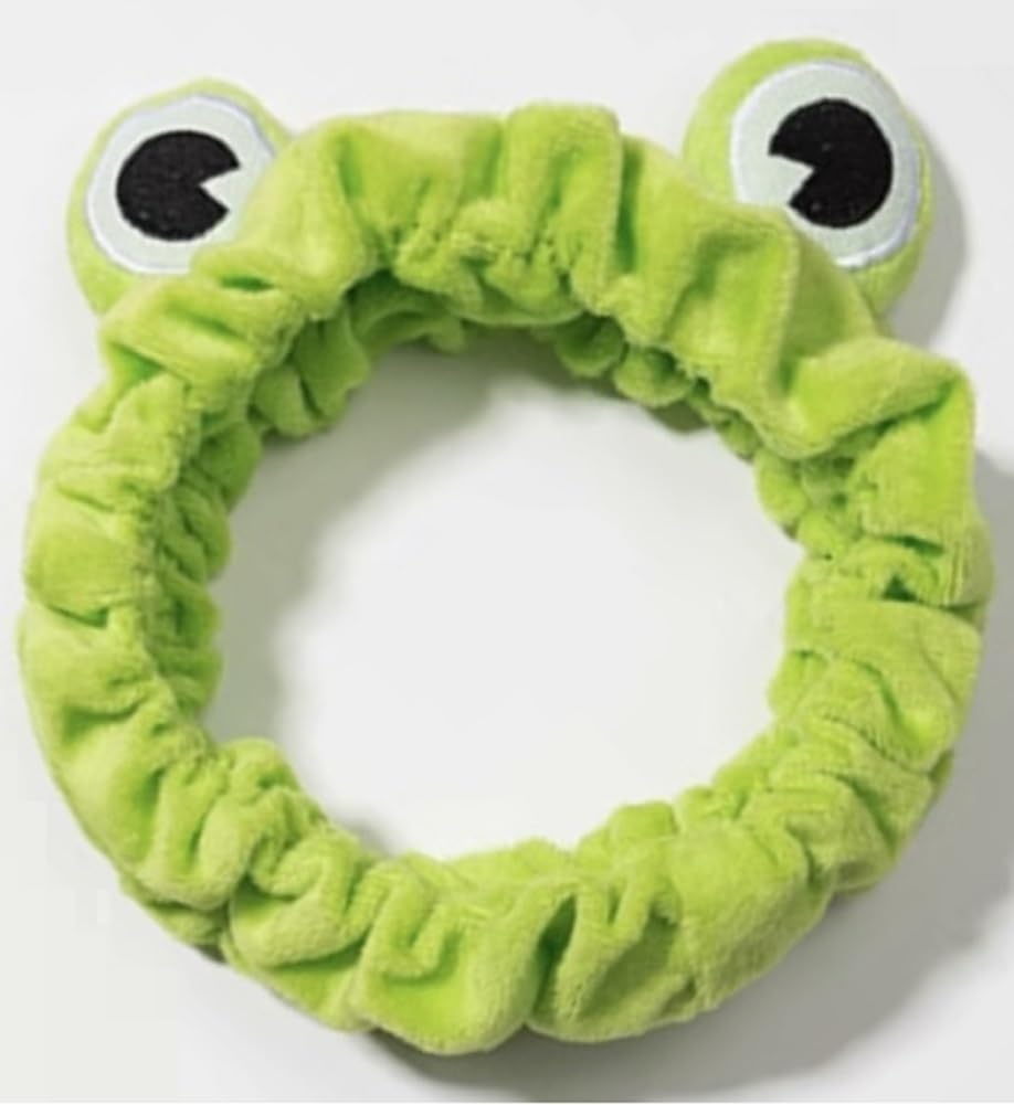 Amazon.com : Makeup Headbands for Women for Washing Face Frog Headband ...