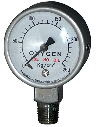 Oxygen Gauge 0-250kg/Cm² : Amazon.in: Health & Personal Care