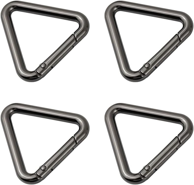 Amazon.com: Triangle Key Ring, Spring Snap Clip Hook Trigger Keychain ...