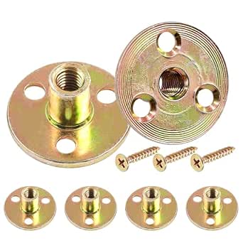 AVRIAN M6 Brad Hole T-Nut Carbon Steel Screw in 3 Hole T-nut Zinc ...