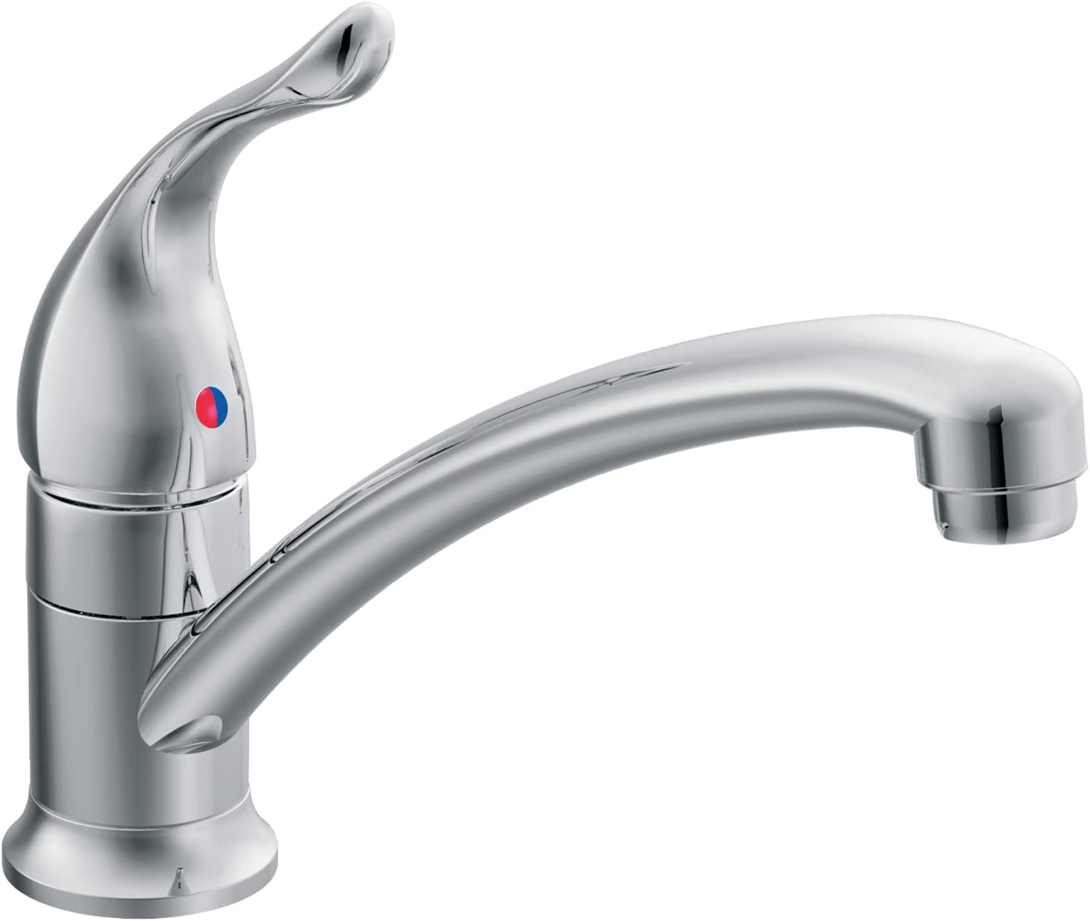 Delta Faucet Classic Single-Handle Kitchen Sink Faucet, Chrome 101-DST ...