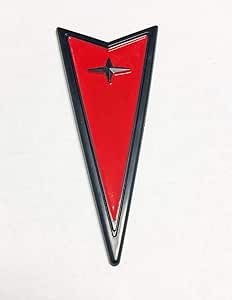 Amazon.com: Pontiac Front Arrowhead Emblem BLACK Grand Am/Grand Prix ...