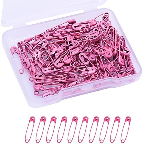 120 Pcs 19mm Safety Pins, Mini Safety Pins Metal Safety Pins for Art ...