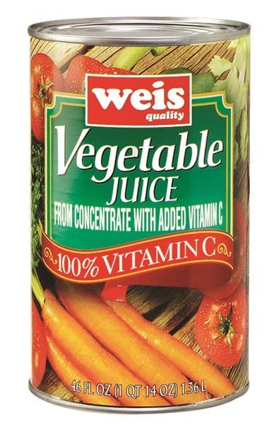 Amazon.com : Weis Quality, 100% Juice From Concentrate Vegetable, 46 Fl ...