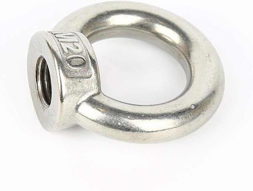 Pack-of-1 M20 Eye Nuts, Heavy Duty 304 Stainless Steel Lifting Eye Nut ...