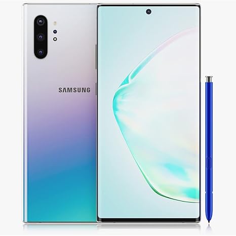 Amazon.com: Samsung Galaxy Note 10+, 256GB, Aura Glow Silver - Fully ...