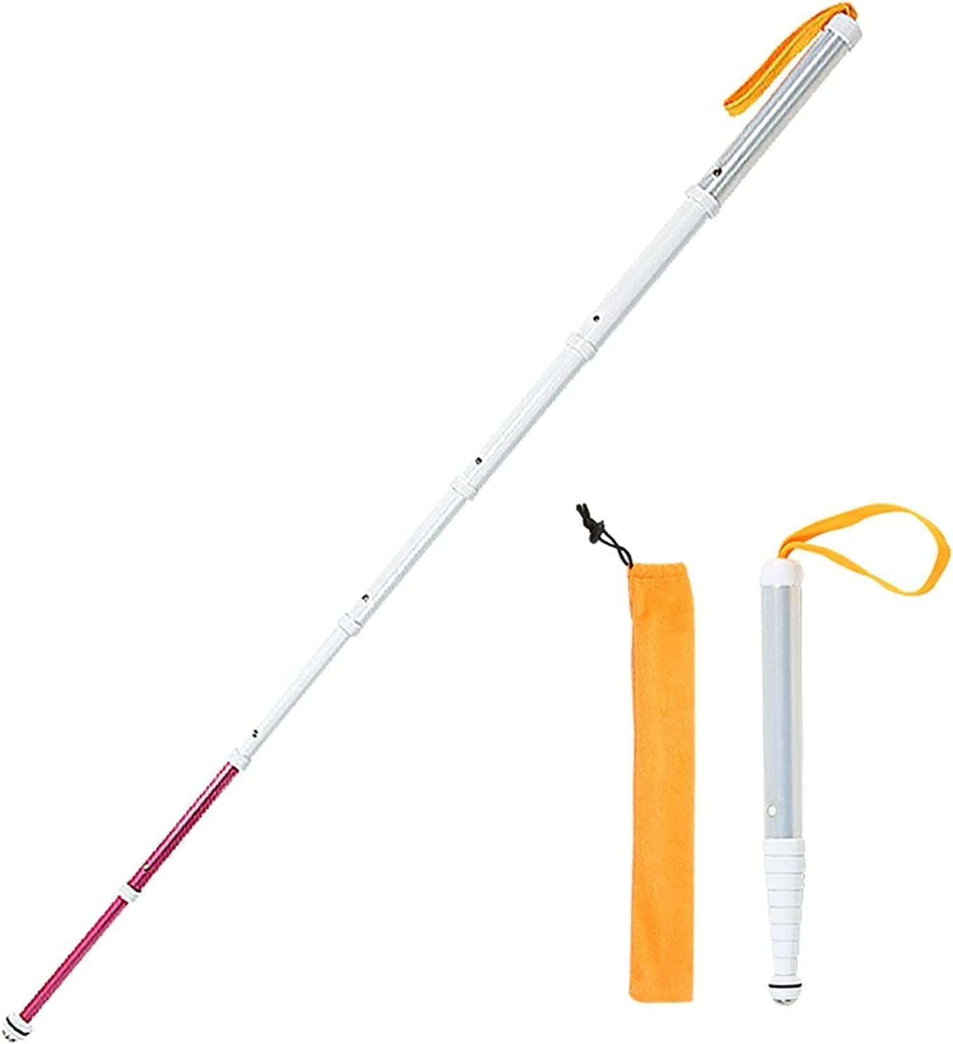 Aluminum Telescopic Blind Cane, Walking Sticks Folding Cane for The ...