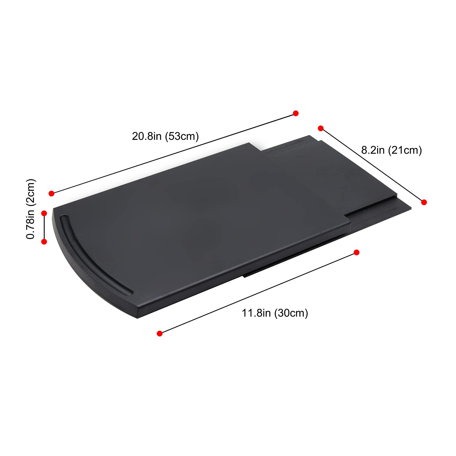 Coffee Maker Sliders Countertop Kitchen Caddy Sliding Coffee Tray Mat ...