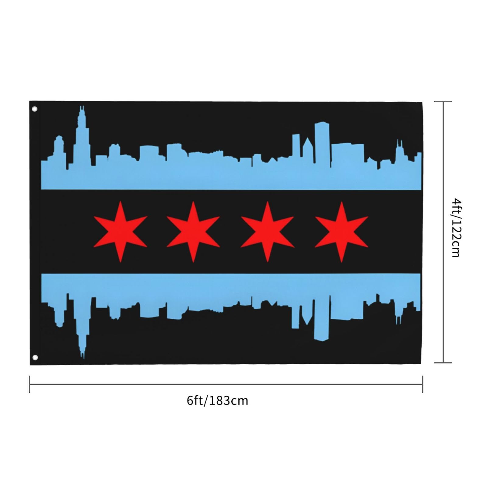 Chicago City Flag