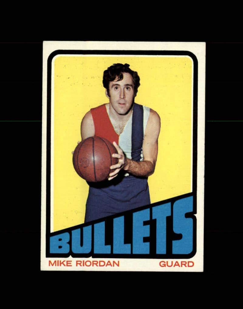 Amazon.com: 1972 Topps Basketball #037 Mike Riordan STARX 7.5 NM+ ...