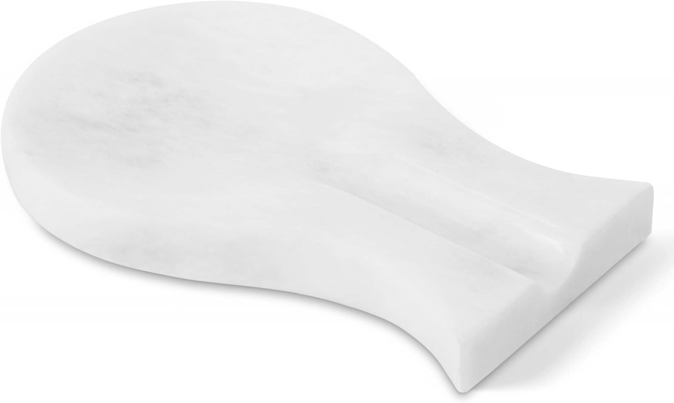 Amazon.com: Creative Co-Op White Marble Rest Spoon : Home & Kitchen