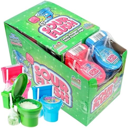 Amazon.com : Sour Flush Toilet Candy, 12 Pack, 3 Assorted Flavors ...