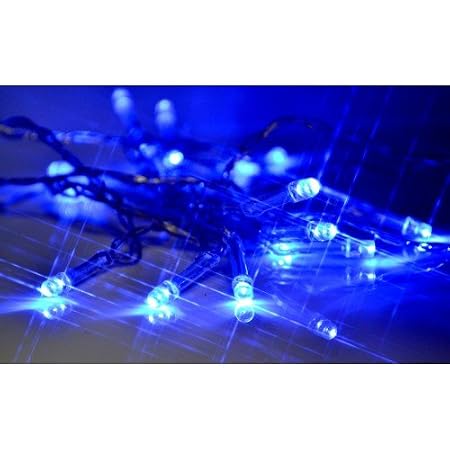 Battery Operated Micro Fairy Lights with 20 Blue LEDs by eBuzz (Blue ...
