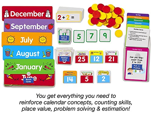 Math Calendar Classroom Pocket Charts Daily Math Activities Educational ...