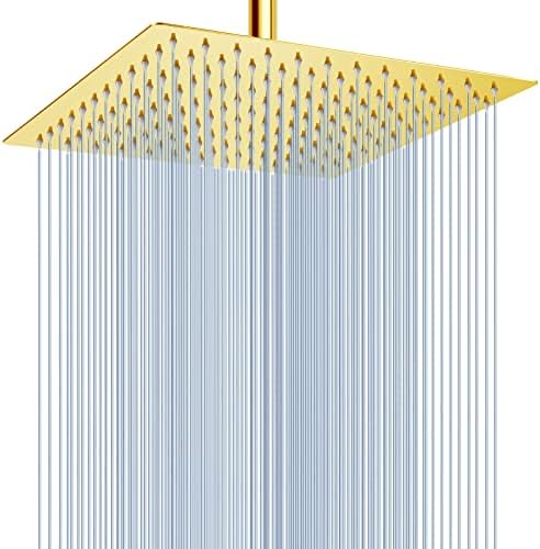 Rain Shower Head - Voolan 12 Inches Large Rainfall Shower Head Made of ...
