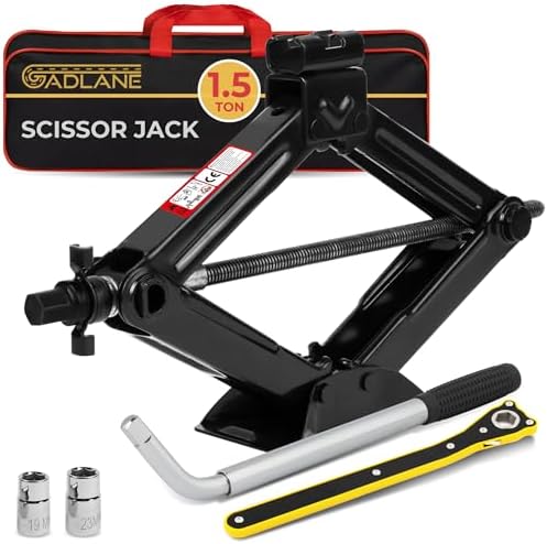 Scissor Jack, Compact Car Jack Kit 2 Ton/4409 LBS, 105 to 385mm Lifting ...