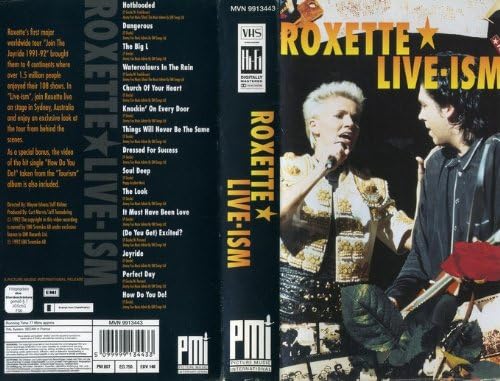 Roxette-Live-Ism: Amazon.co.uk: Roxette: DVD & Blu-ray
