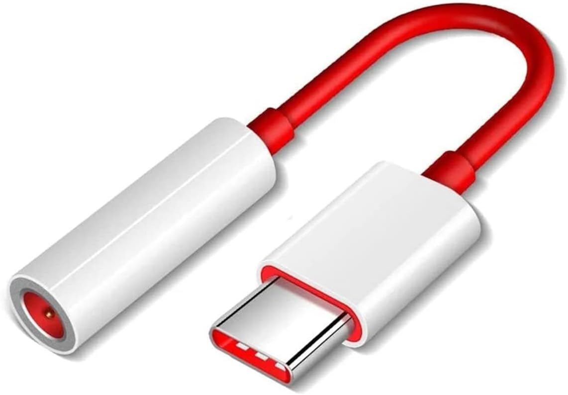 OnePlus Type-C to 3.5mm Auxiliary Adapter (Red) : Amazon.in: Electronics