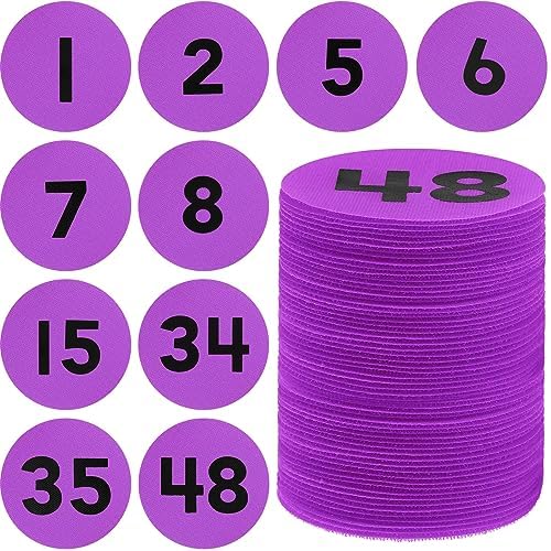 Amazon.com: Ireer 48 Pcs Carpet Marker Spots, Carpet Dots with Number 1 ...
