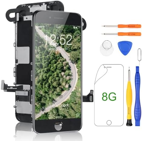 Amazon.com: for iPhone 8/SE 2020 [ 2nd Generation ] Screen Replacement Black 4.7 inch, Bsz4uov ...