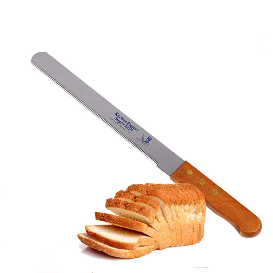 Buy GRANTH ENTERPRISE 12 Inch Bread Knife Wide Teeth Wooden Handle Cake buy-granth-enterprise-12-inch-bread-knife-wide-teeth-wooden-handle-cake
