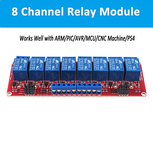 Snapklik.com : AEDIKO DC 12V Relay Module 8 Channel Relay Board