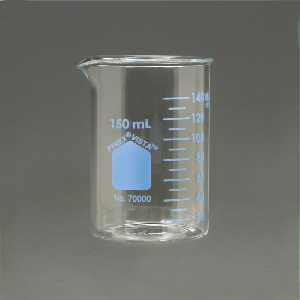 Pyrex Vista Beaker, 150 mL, Pack of 12: Amazon.com: Industrial & Scientific