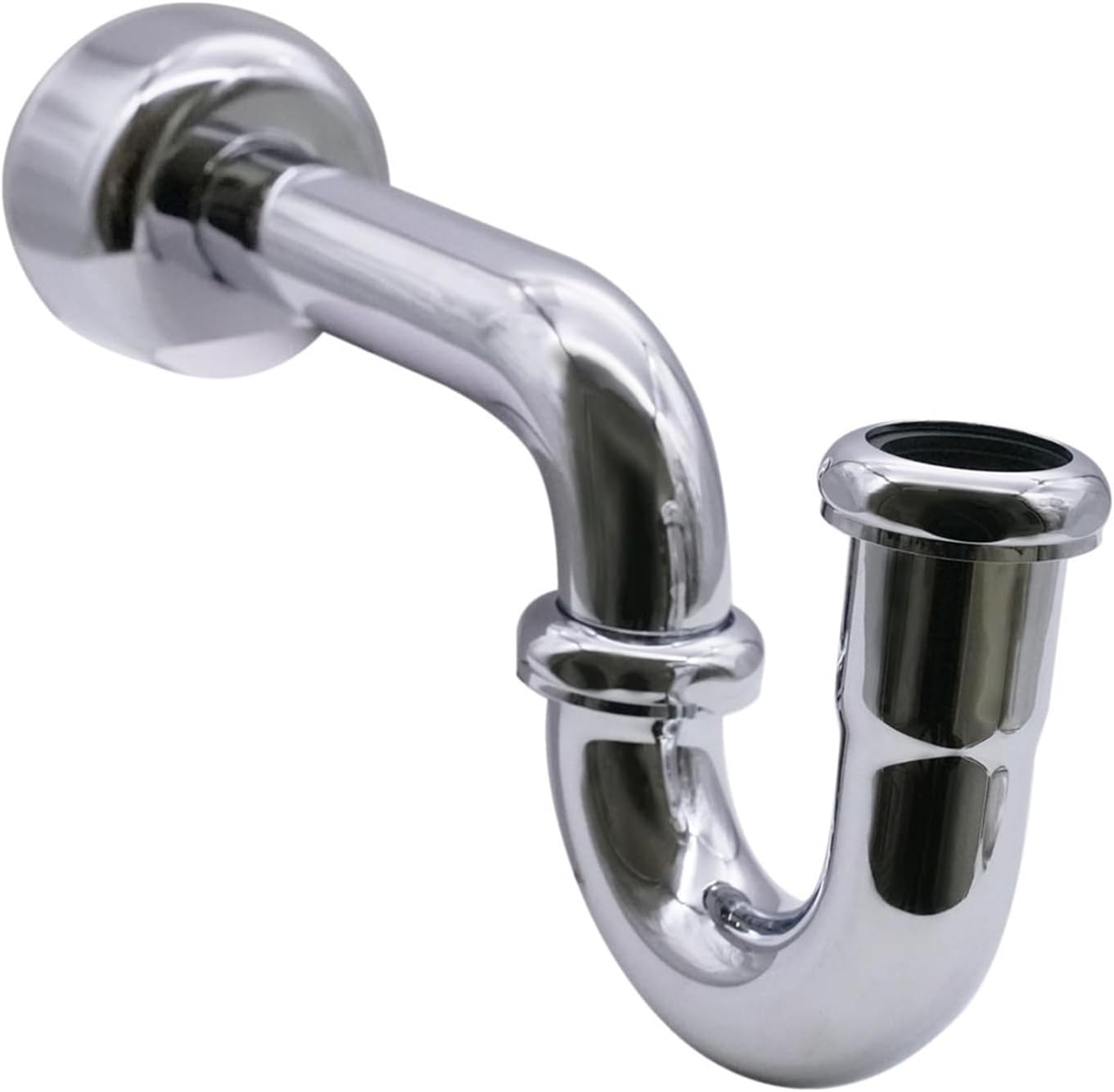 EZ-Fluid 1-1/2" Thick Heavy Duty 17 Gauge Kitchen Sink Chrome Brass P ...