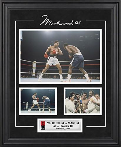 Amazon.com: Muhammad Ali Framed 3 Photograph Collage - Thrilla in ...