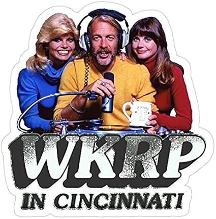 Amazon.com - WKRP Decal Sticker - Sticker Graphic - Auto, Wall, Laptop ...