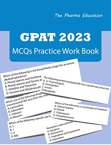 Amazon.com: GPAT 2023 MCQs Practice Work Book eBook : Chouhan, Abhishek ...