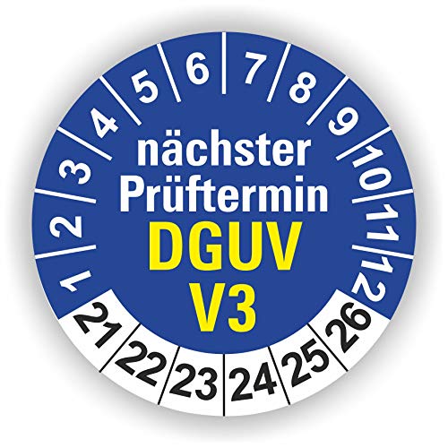 BGV A3 Prüfplaketten