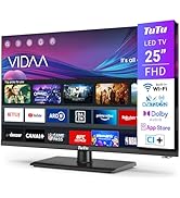 TuTu Smart TV 25 Zoll Full HD VIDAA Fernseher mit WLAN Triple Tuner APP ...
