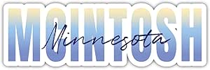 Amazon.com - Mcintosh Minnesota Souvenir 2-Inch Vinyl Decal Sticker ...