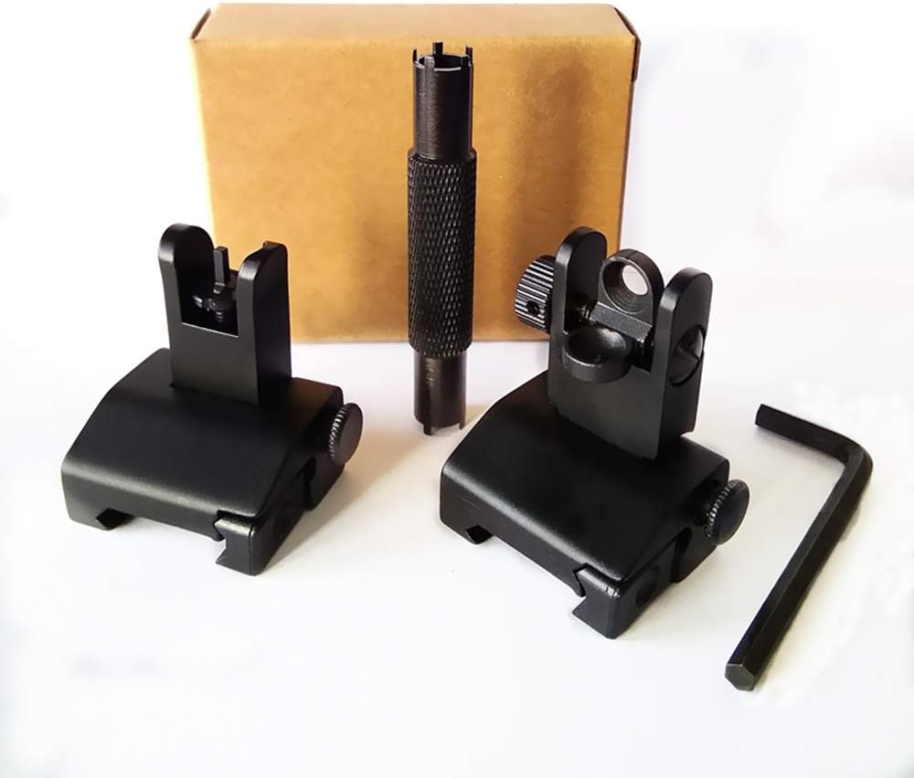 HWZ Flip Up Iron Sights for Includes Front Sight Adjustment Tool ...