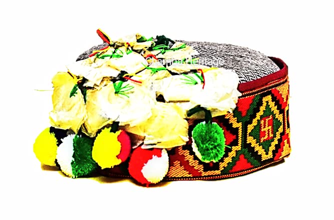 Buy CHAMBA HERITAGE Unisex Traditional Himachali Cap/Pahadi Topi with ...